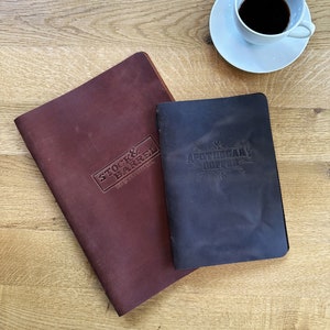 Leather Menu Cover A4 With Elastic Center Holder Menu Holder With ...