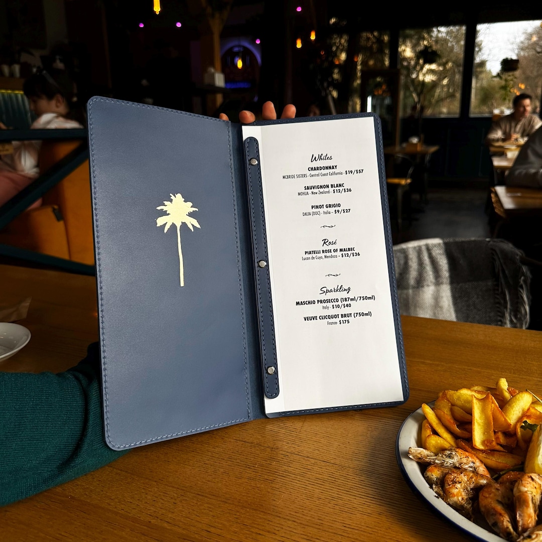 Leather Menu Cover A4 A5 With Paper Fastening With Screws, Hardcover ...