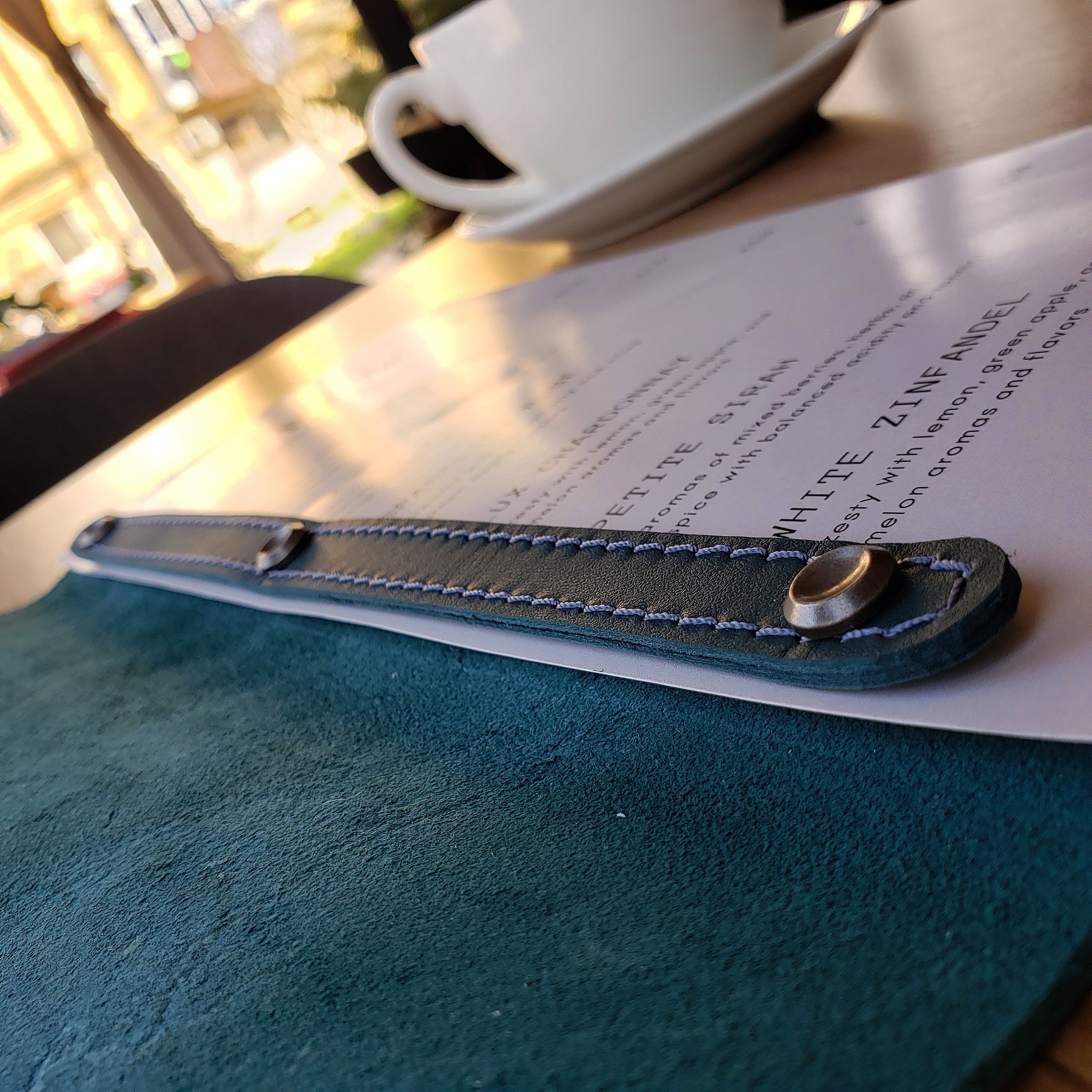 Leather Wine List Menu, Menu Holder With Embossing, Restaurant Menu ...