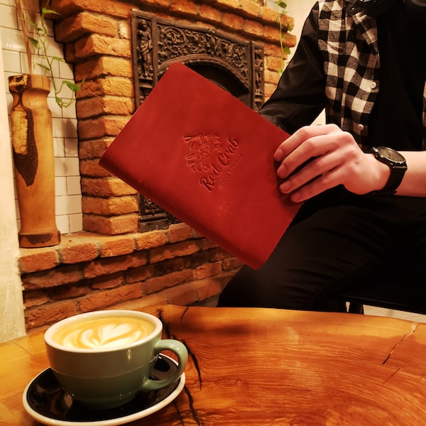 Leather Menu Folio - Etsy