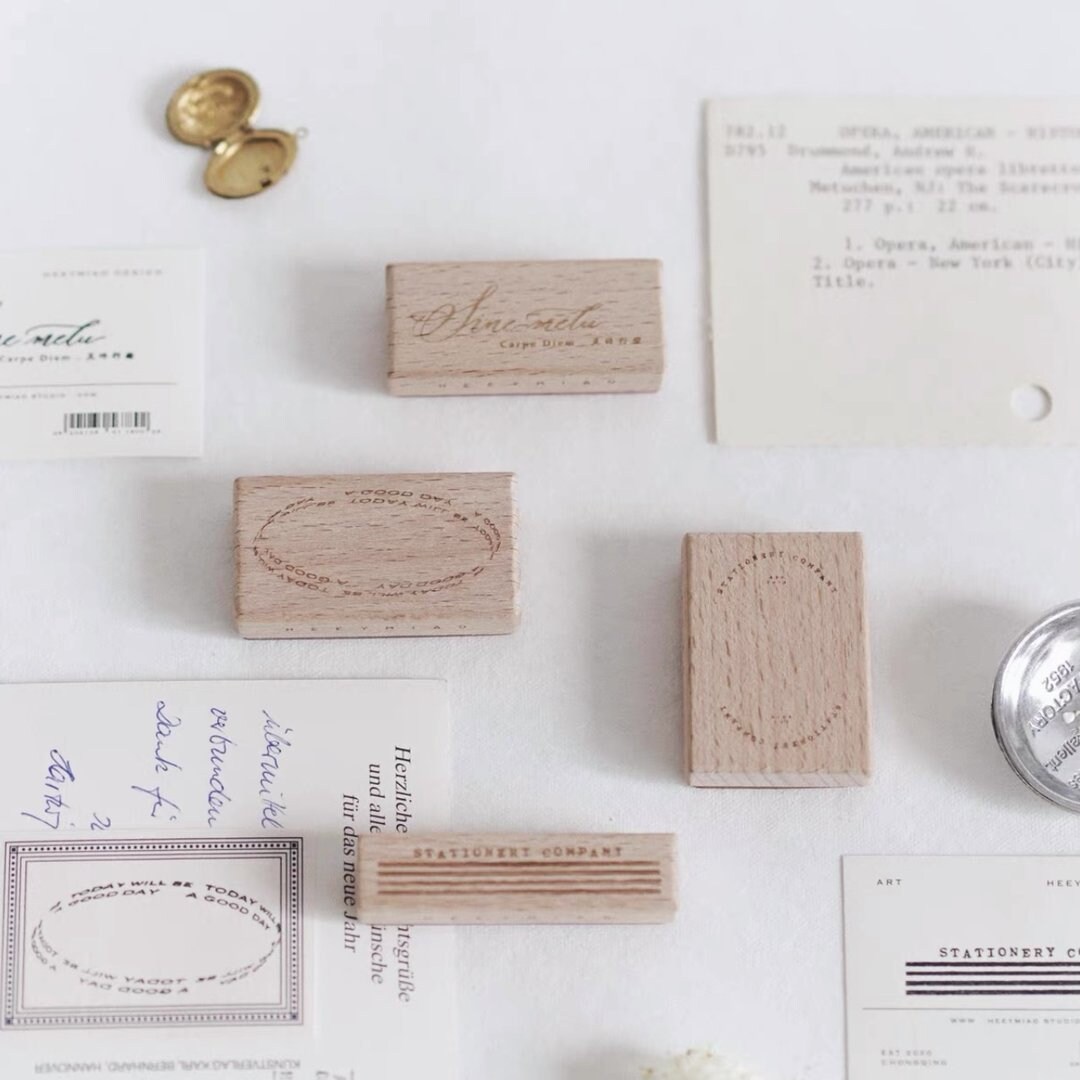 Heeymiao Vol.05 Basic Rubber Stamp - Etsy