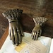 Victorian Hand Brass Clip Small - Etsy