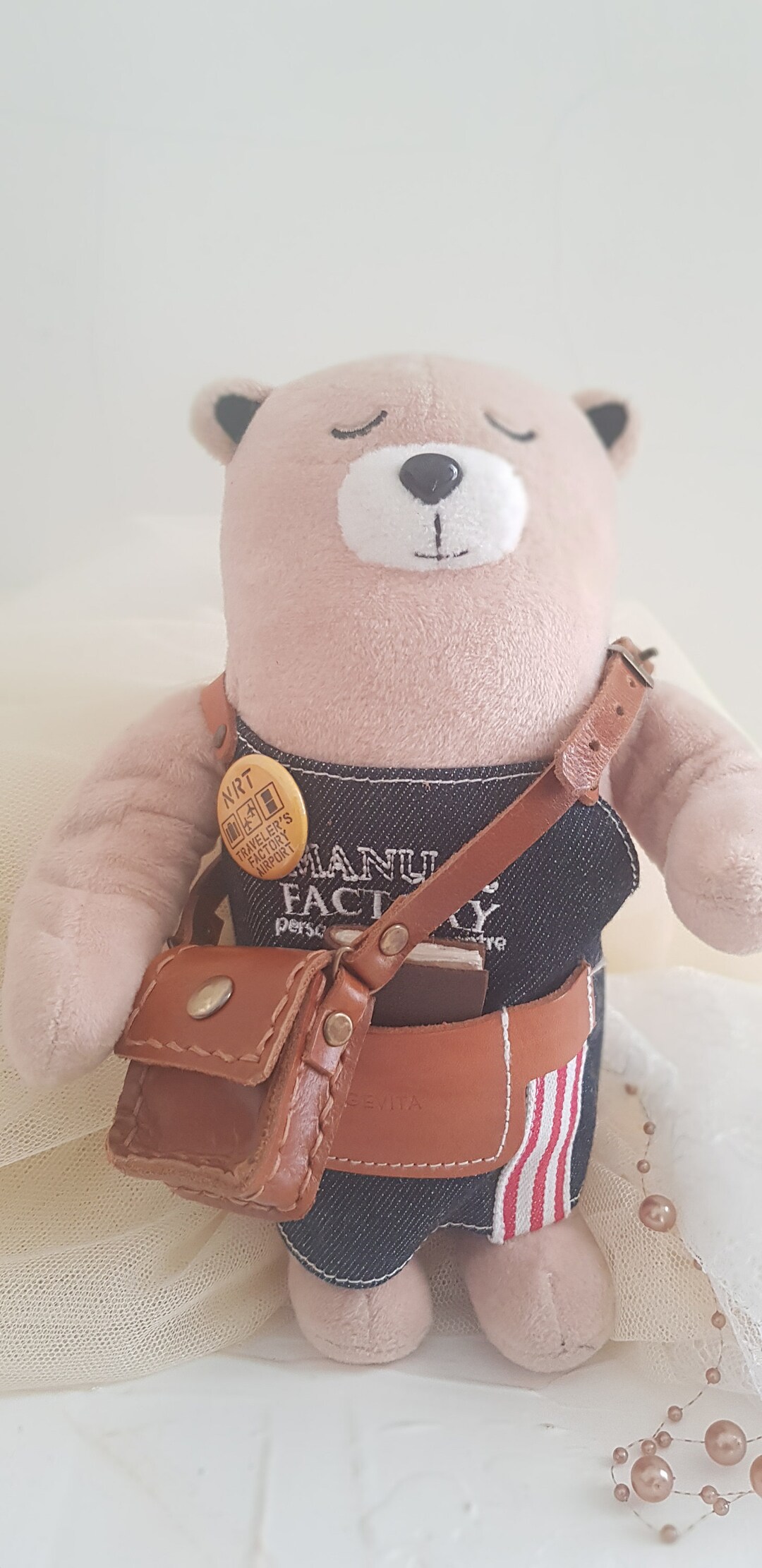 Mini Genuine Leather Bag for Manual Factory Bear - Etsy