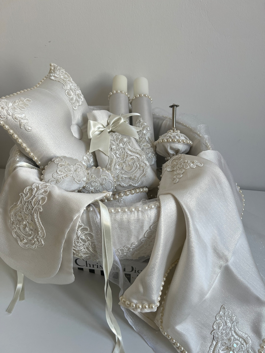 Henna Basket Beige Satin Henna Box Wedding Henna Basket - Etsy