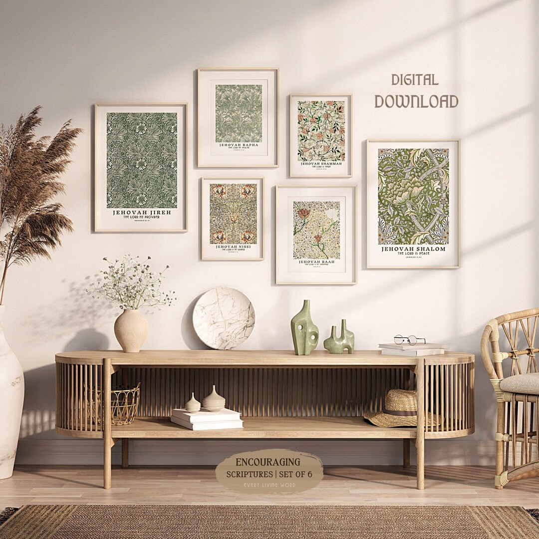 Hebrew Names of God Set of 6 Downloadable Posters Jehovah - Etsy