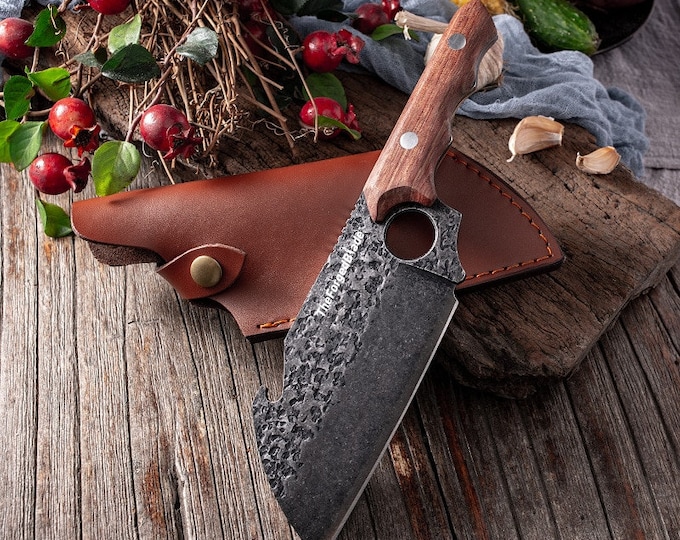 Fenrir Hand Forged Cleaver - Etsy