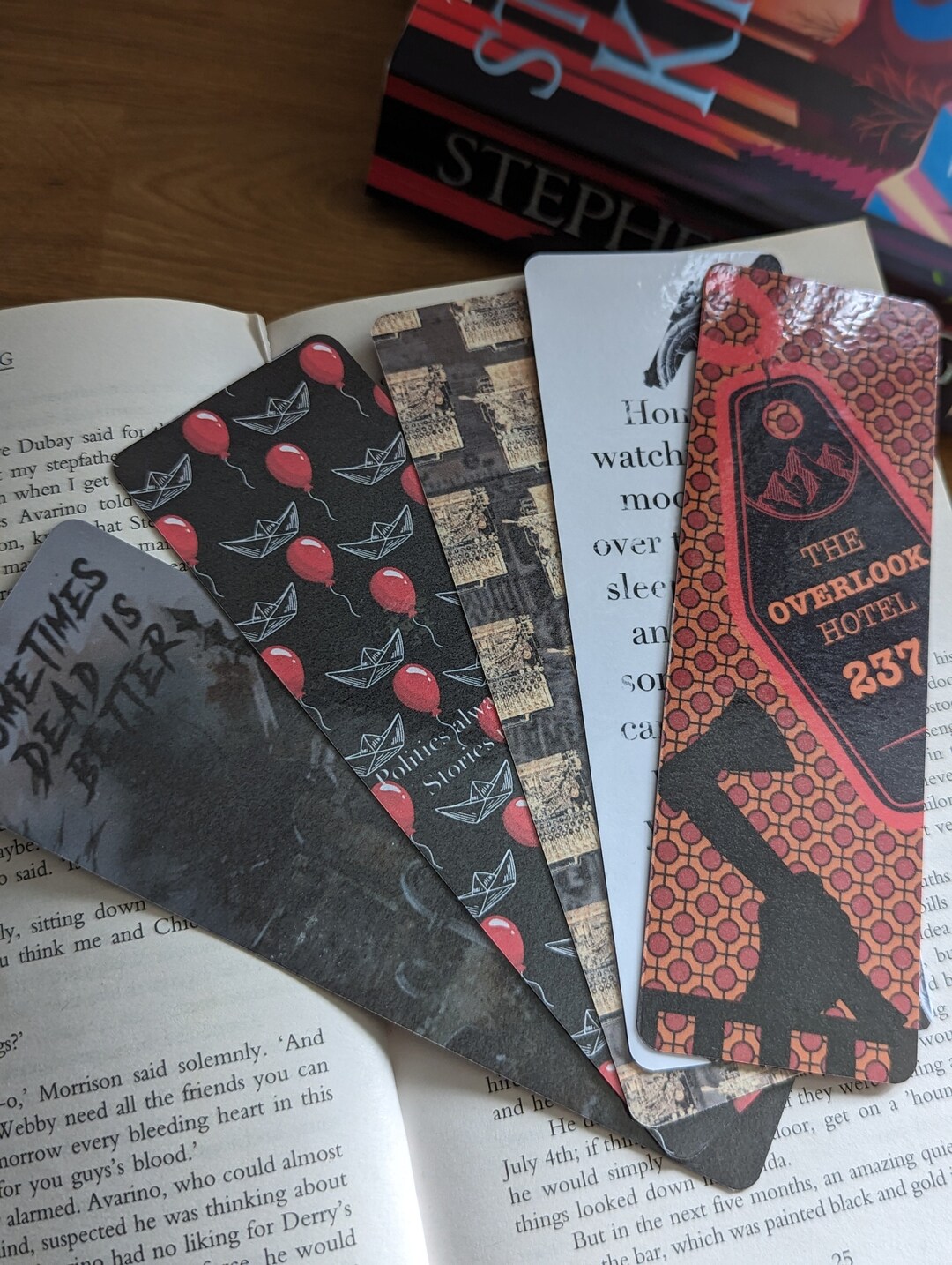 STEPHEN KING BOOKMARKS - Etsy