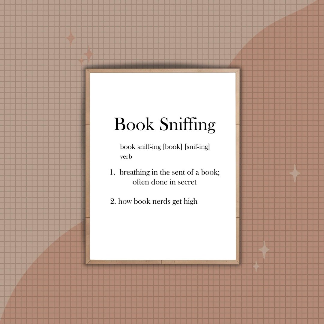 Book Sniffing Art Print - Etsy