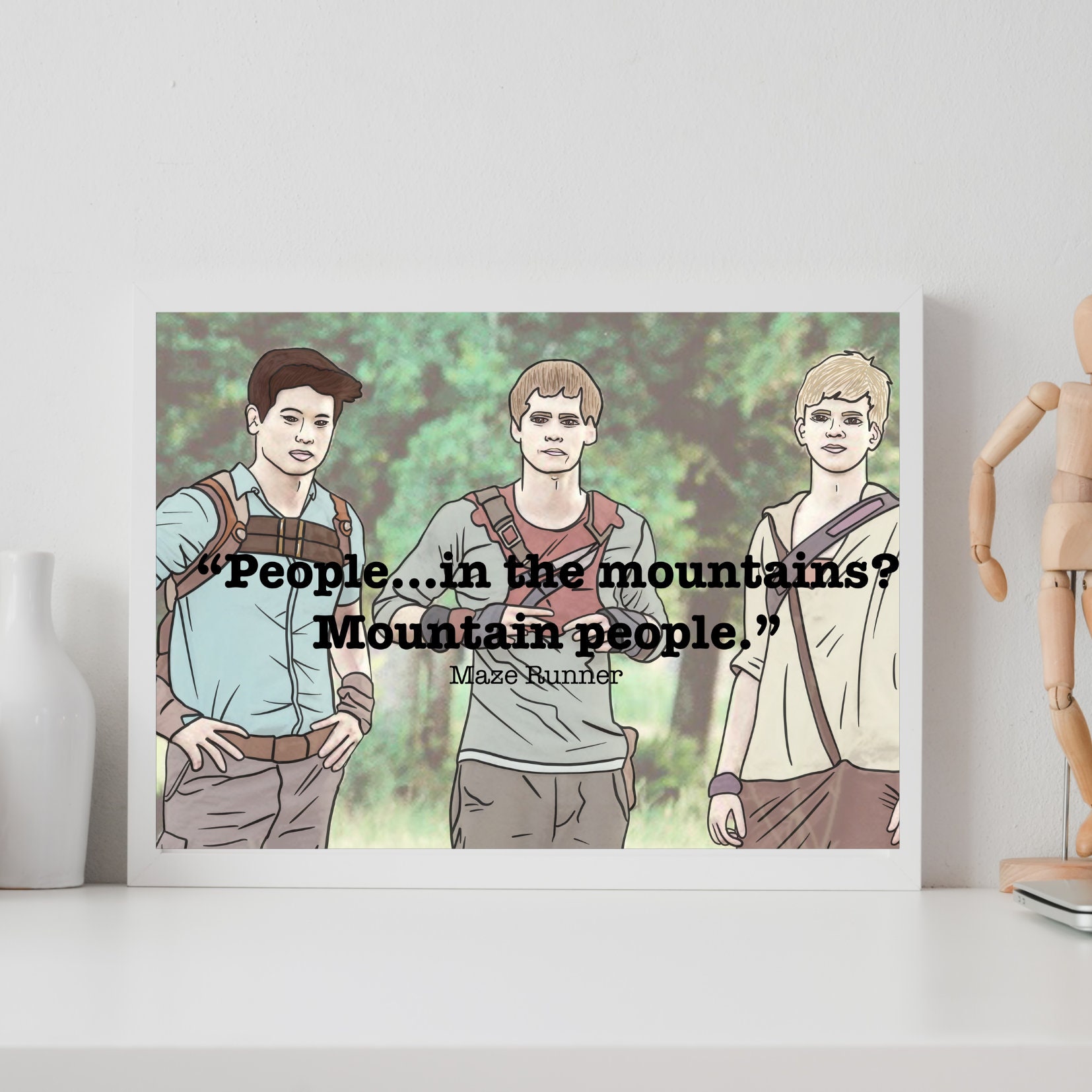 Maze Runner Home Decor Poster Art Prints Wall Art | Etsy