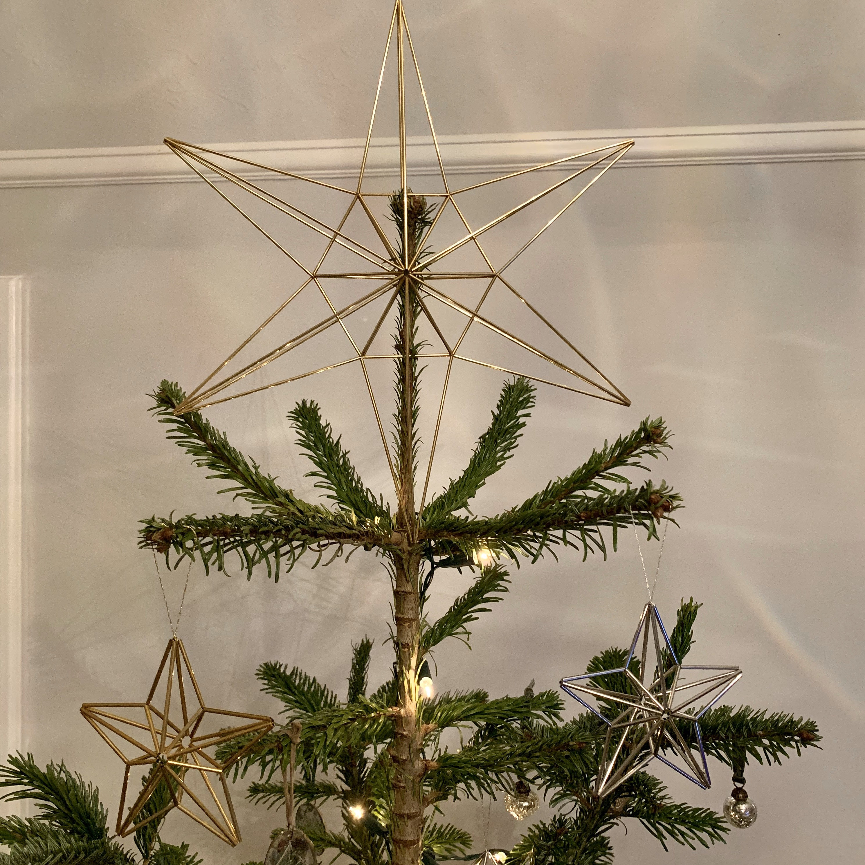 Geometric Christmas Tree Topper Star | Etsy