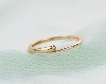 Diamond Cuff Ring | Etsy