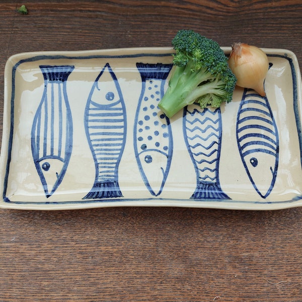 Sardine Serving Plate - Etsy