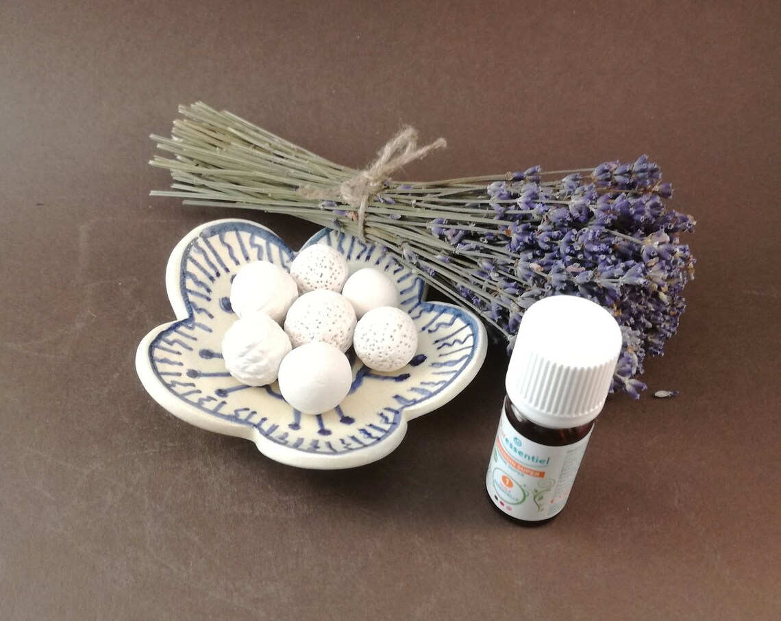 Handmade Ceramic Essential Oil Diffuser Flower | Etsy