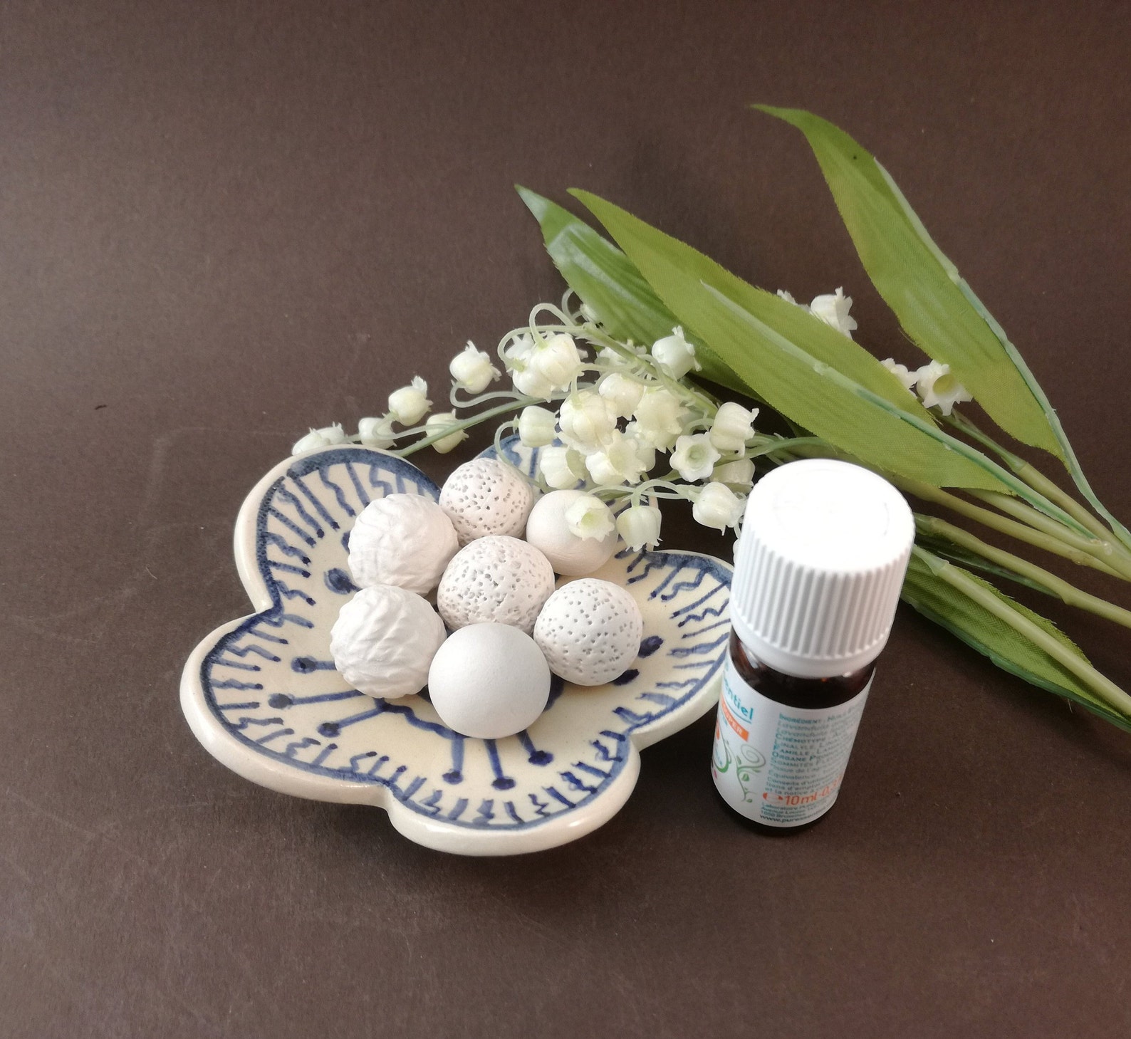 Handmade Ceramic Essential Oil Diffuser Flower - Etsy