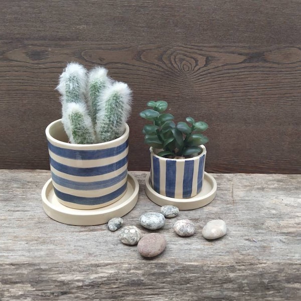 Flat Planters Pottery - Etsy