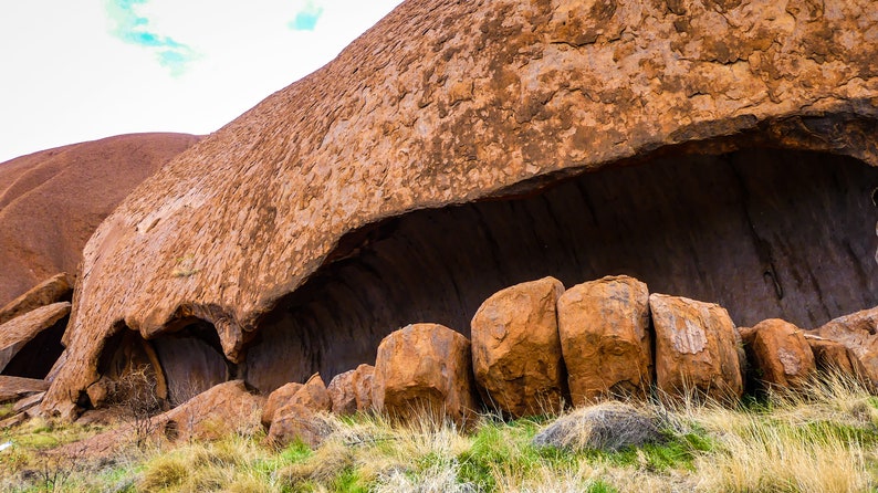 The Base of Uluru, Digital Download, Monolith Wall Art, Photographs for ...