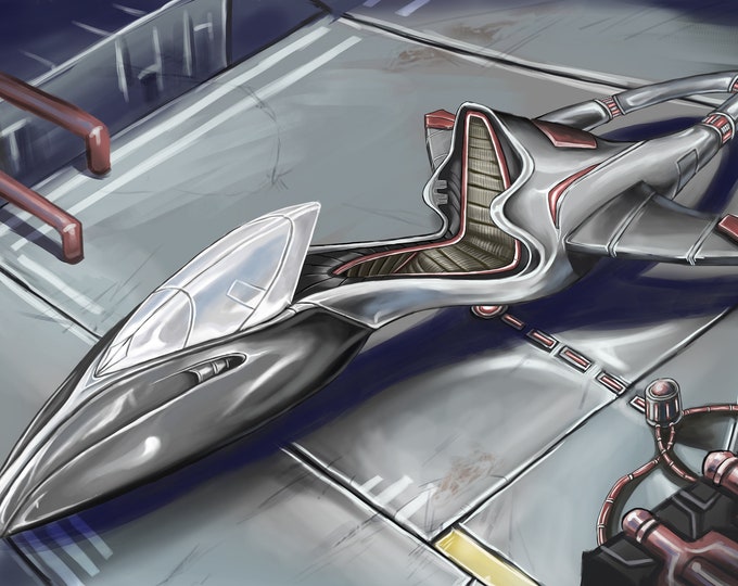 Fozer-056, DIGITAL DOWNLOAD, the Cosmic Enigma, Race Vehicle Art ...