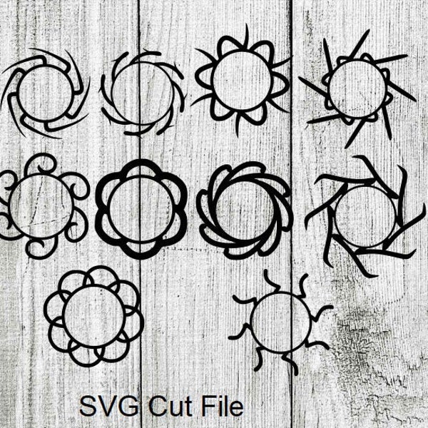 Funky Frames Svg - Etsy