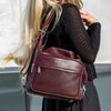 Soft Vintage Leather Convertible Backpack,boho Backpack for Women ...
