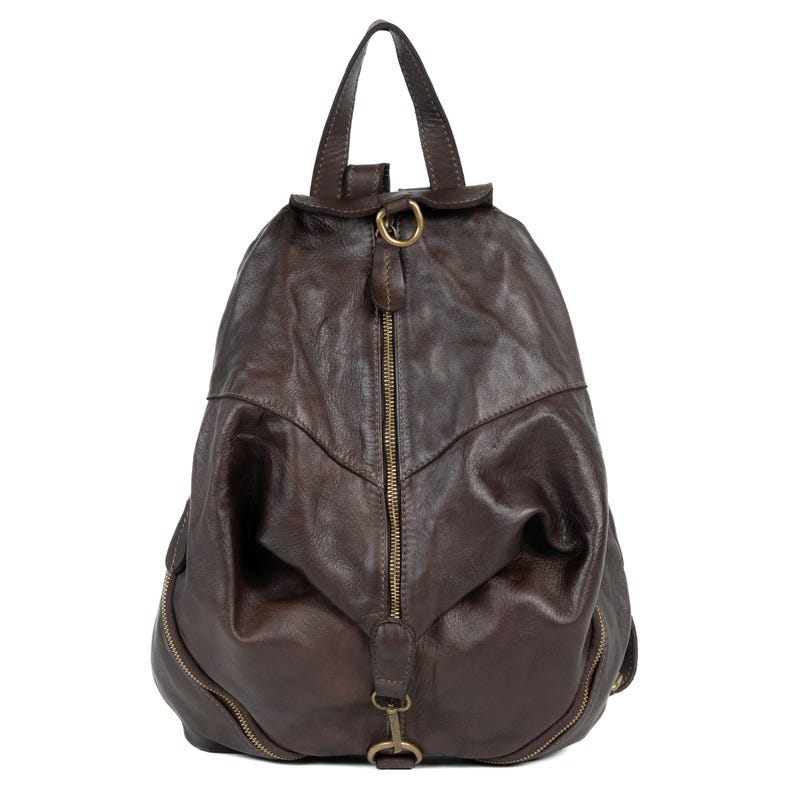 Soft Vintage Leather Convertible Backpack,boho Backpack for Women ...