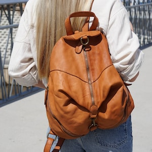 Convertible Hobo Backpack Leather, Soft Leather Backpack, Leather ...