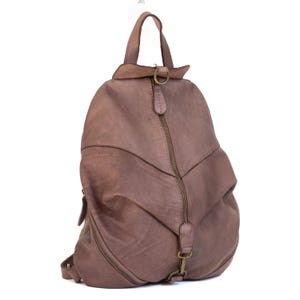 Soft Vintage Leather Convertible Backpack,boho Backpack for Women ...