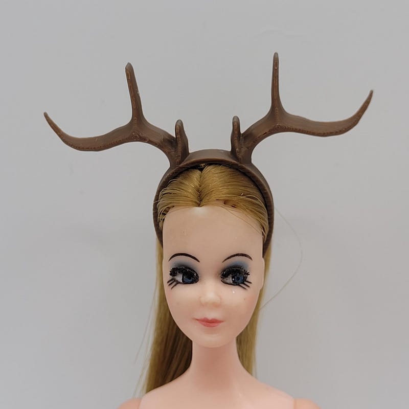 Cat Ears Doll Miniature - Etsy