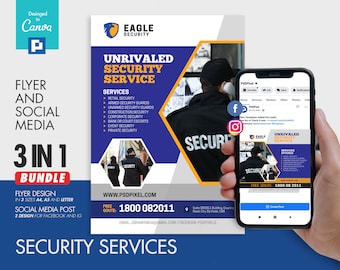 Paving Contractor Flyer and Social Media Combo Promotional Canva ...