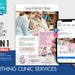 Birthing Center Services Flyer and Social Media Combo Promotional Canva ...