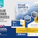 Solar Energy Promotional Flyer and Business Card DIY Flyer Template in ...
