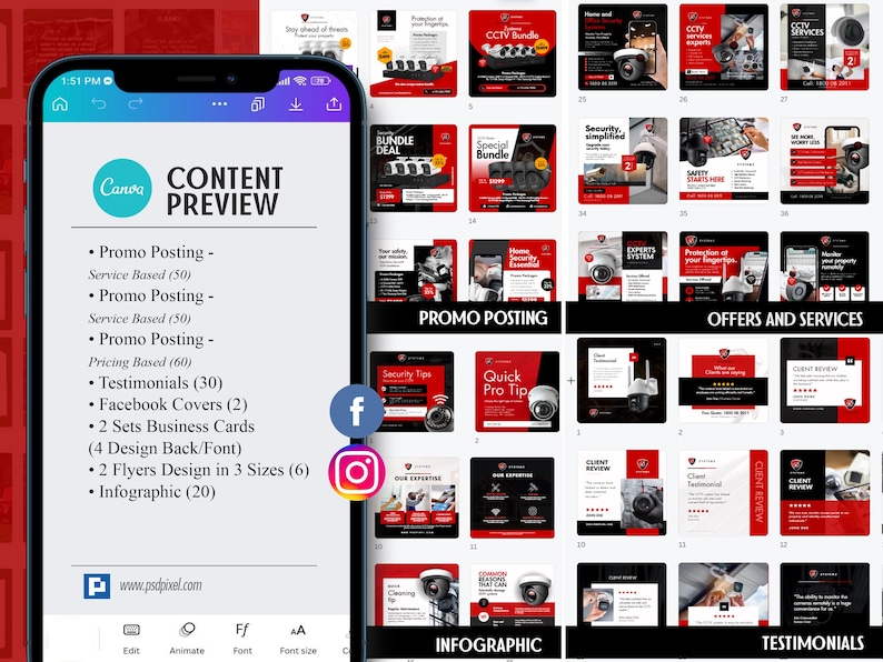 CCTV Contractor, Surveillance, CCTV Services Company Canva Print and ...