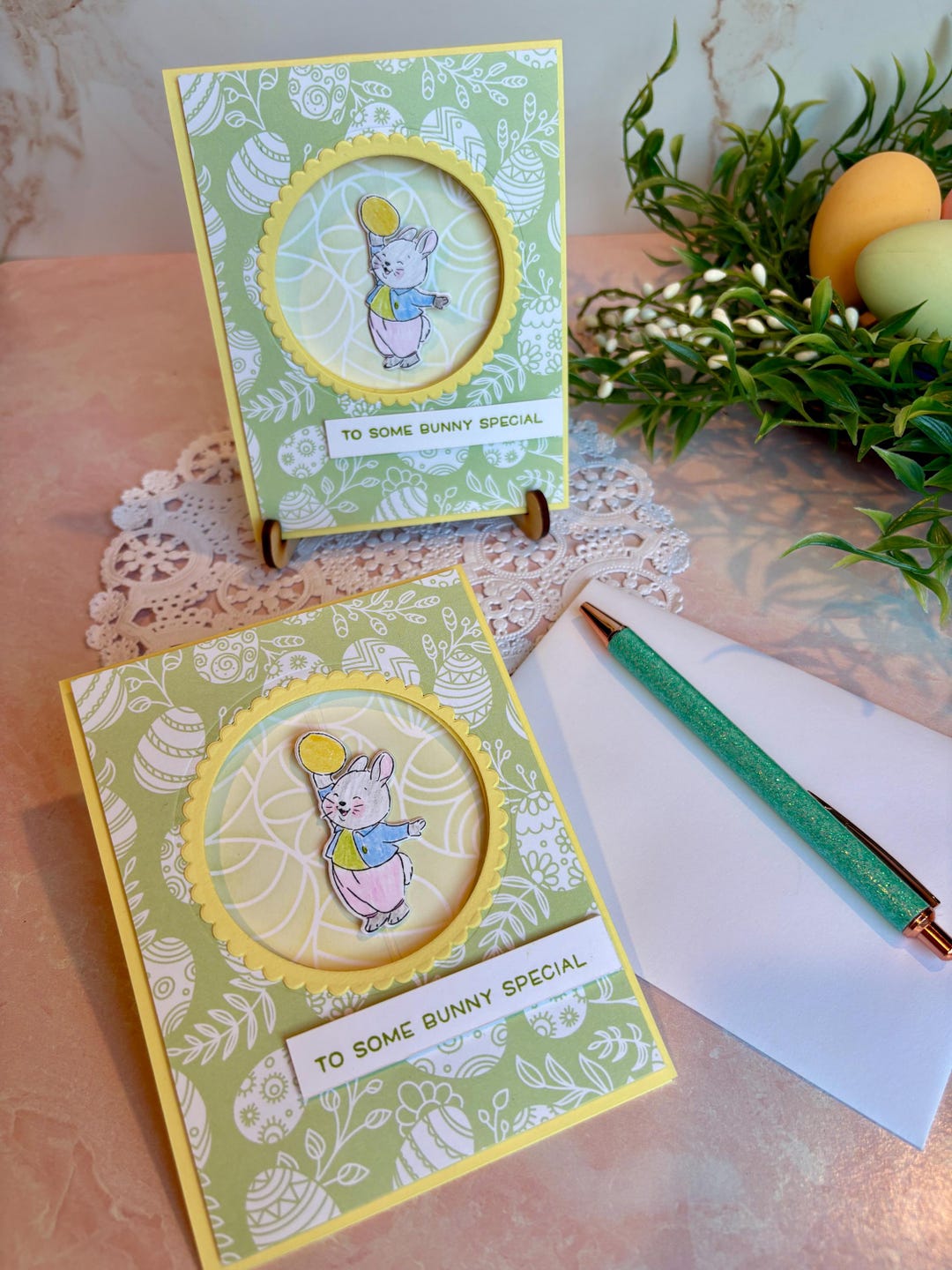 Wheee!! Adorable Easter Bunny Spinner Card - Etsy