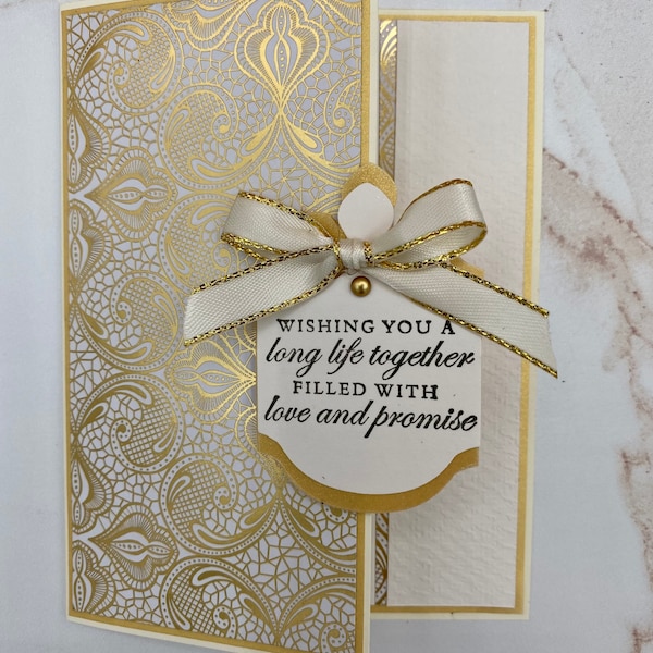Elegant Wedding Card - Etsy