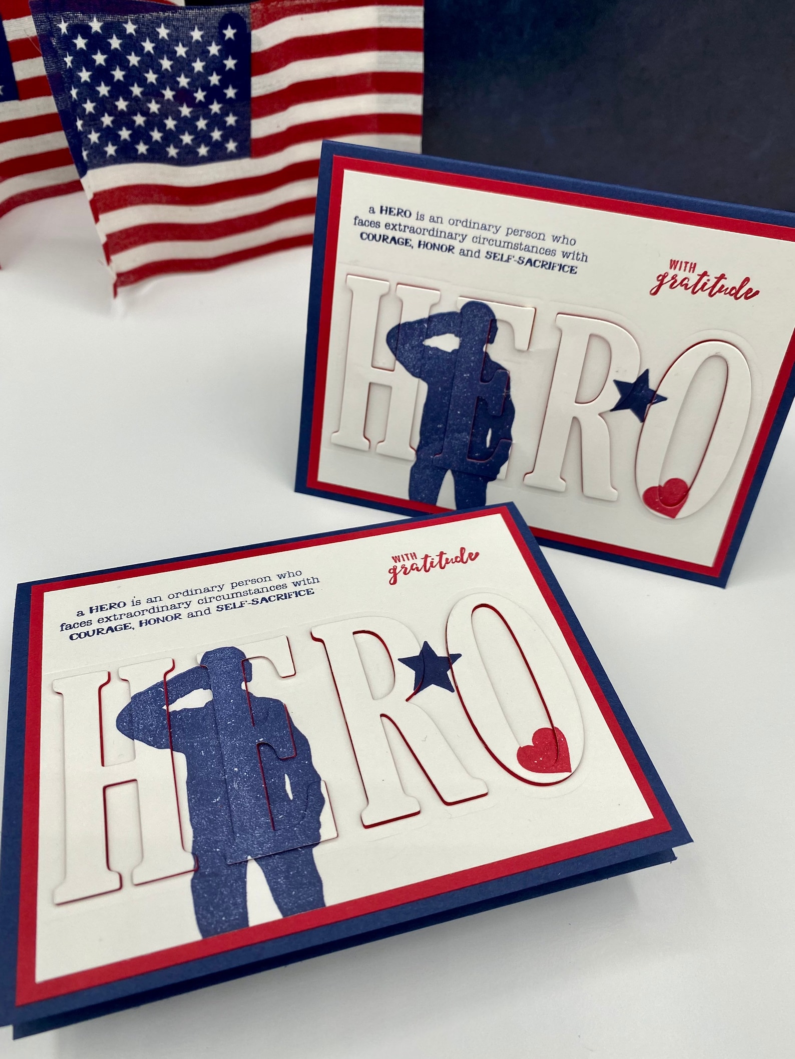 Handmade Military Appreciation Card | Hero Collection - Etsy