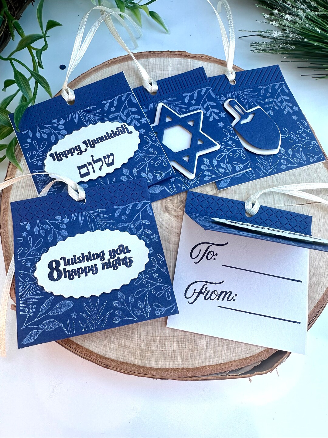 Handmade Hanukkah to From Gift Tags | Set of 8 - Etsy
