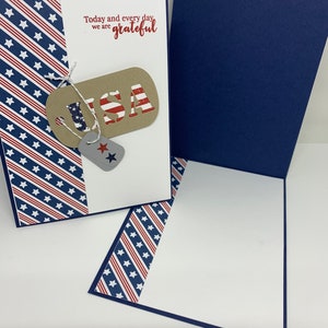 Handmade Military Appreciation Card | Hero Collection - Etsy