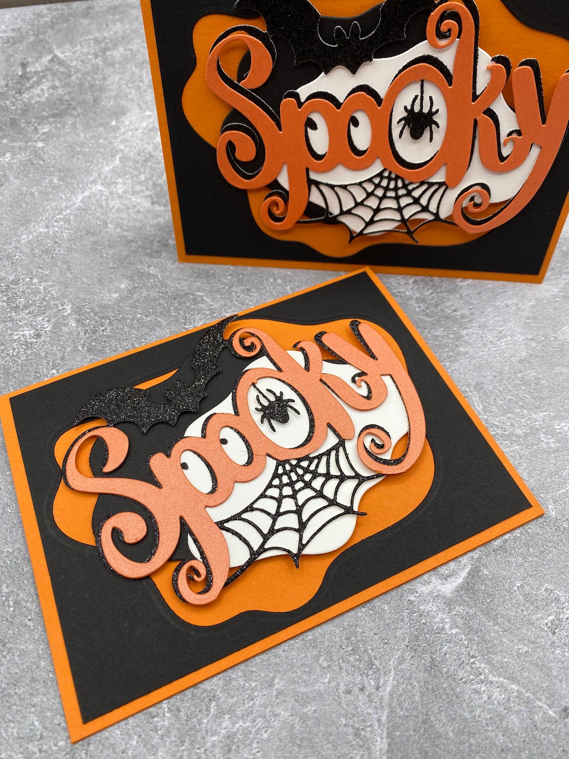 Handmade Spooky Halloween Card - Etsy
