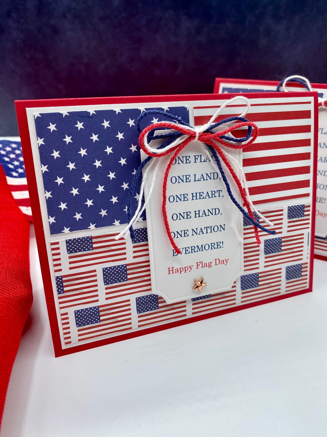 Handmade Flag Day Celebration Card - Etsy