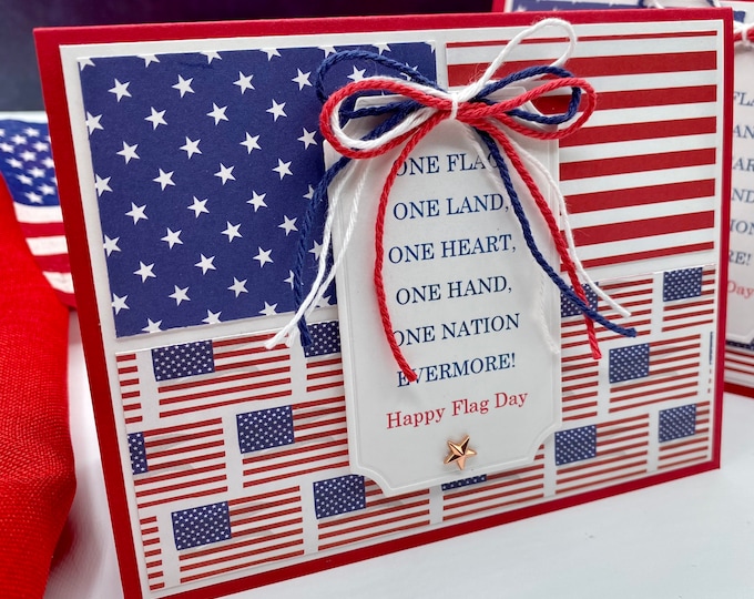 Handmade Flag Day Celebration Card - Etsy