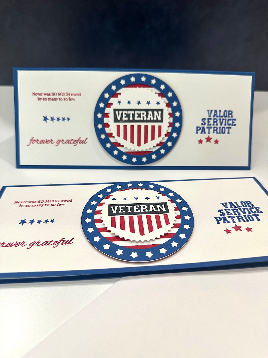 Handmade Veteran Appreciation Card | Hero Collection | Slimline Cards ...