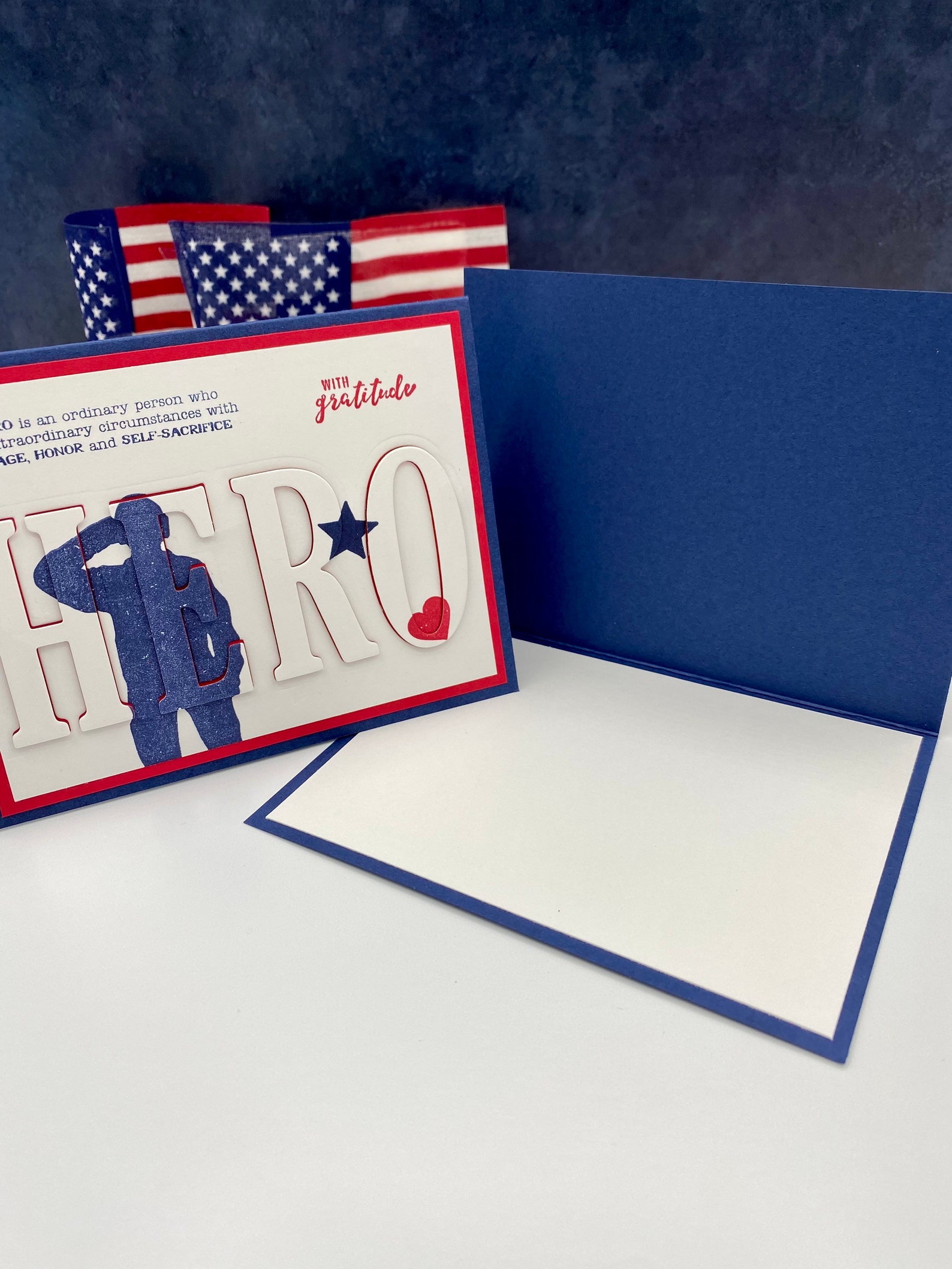 Handmade Military Appreciation Card | Hero Collection - Etsy