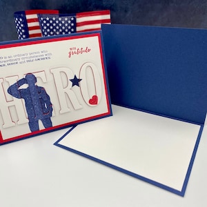 Handmade Military Appreciation Card | Hero Collection - Etsy