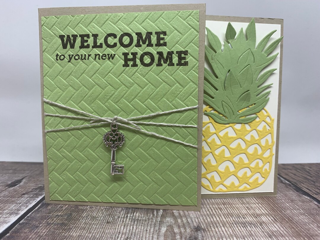 Handmade Welcome New Home Card | Realtor to Client Congratulations ...