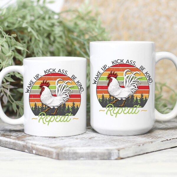 Wake up Kick Ass - Etsy
