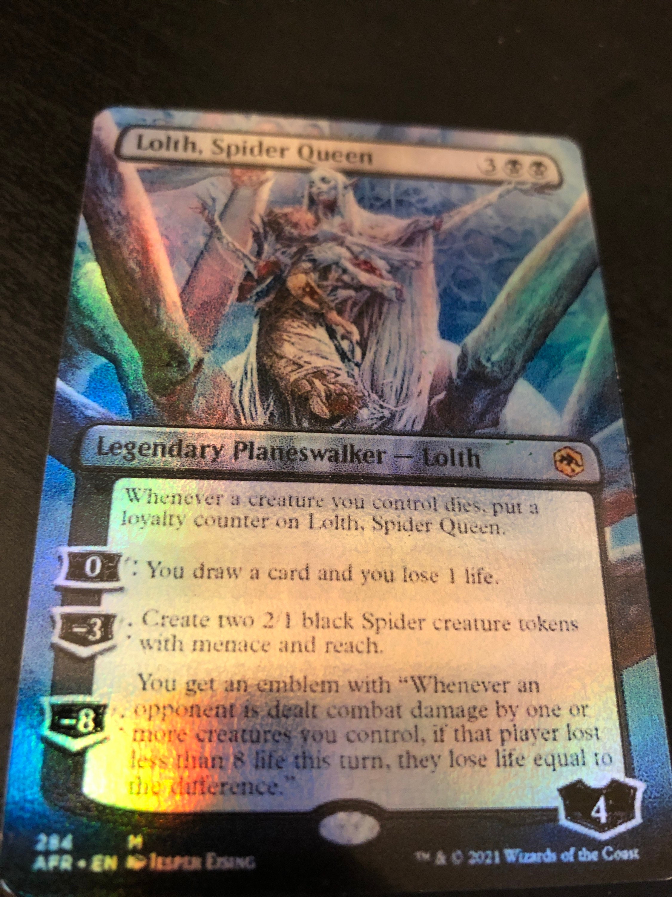 Lolth Spider Queen MTG foil | Etsy