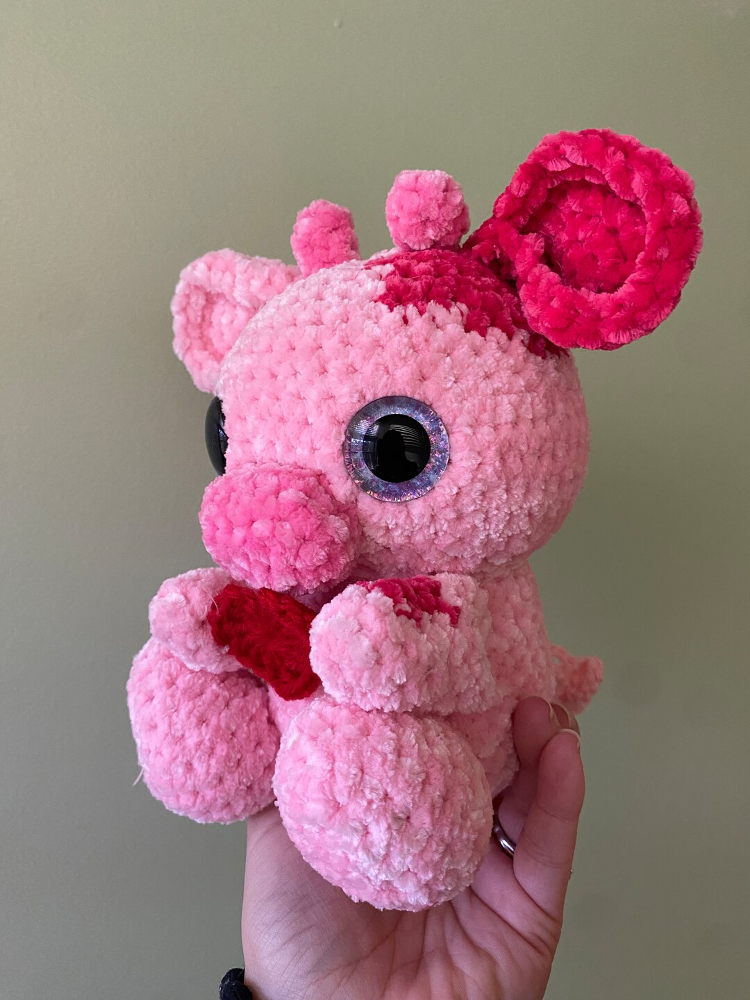 Crochet Pink Cow - Etsy