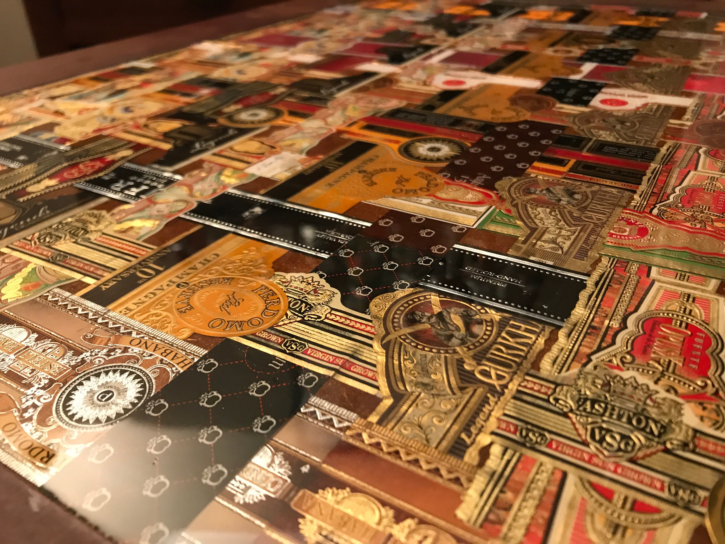 Cigar Label Table