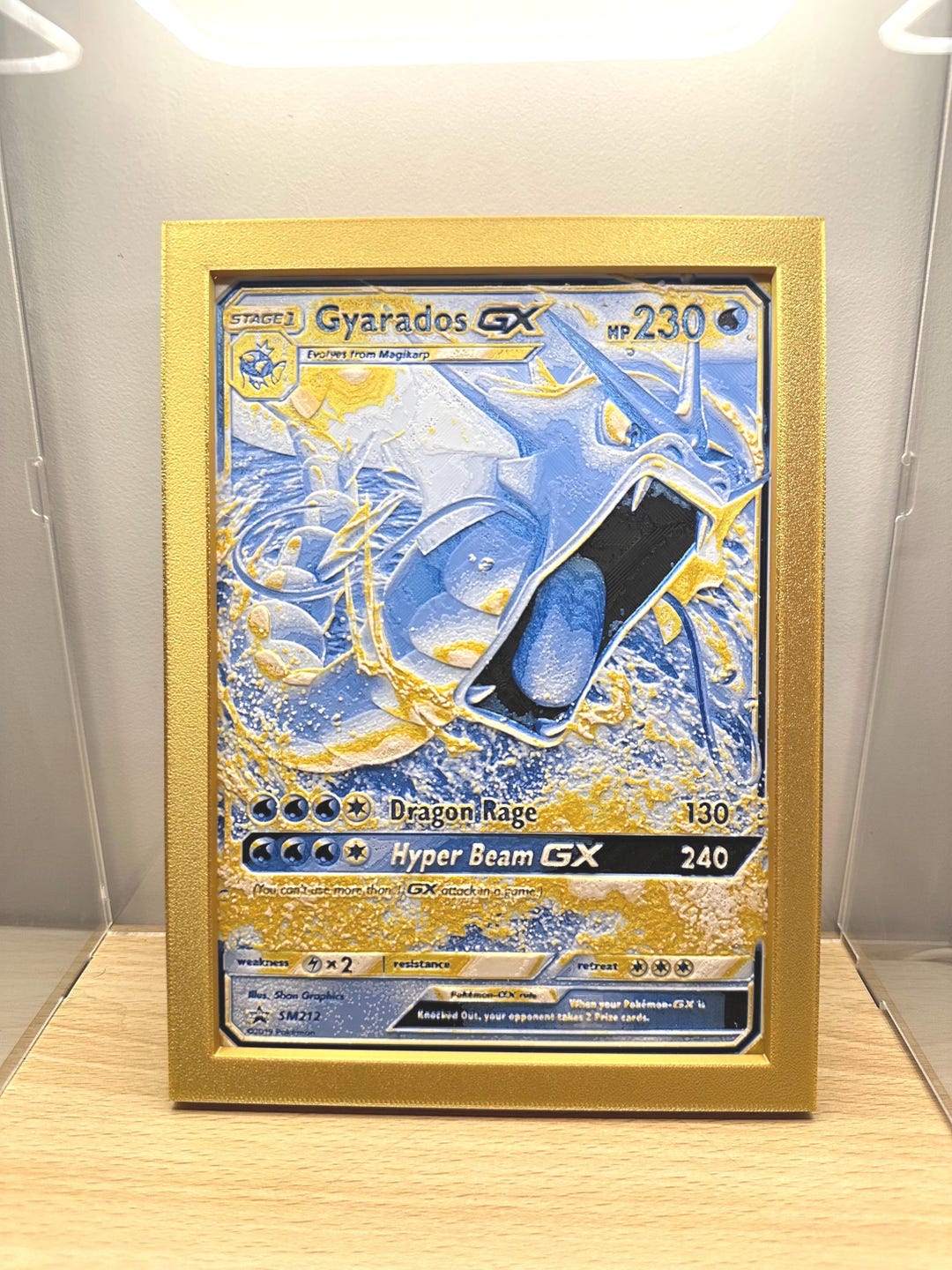 LEVIATOR GX 3D Printed Pokemon Card - Etsy
