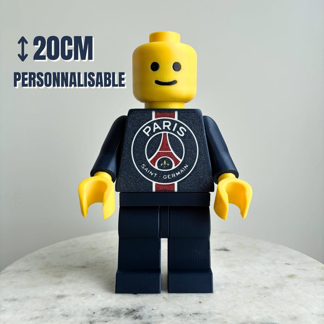20cm PSG Paris Saint Germain Football Player Figurine - Name and Number ...