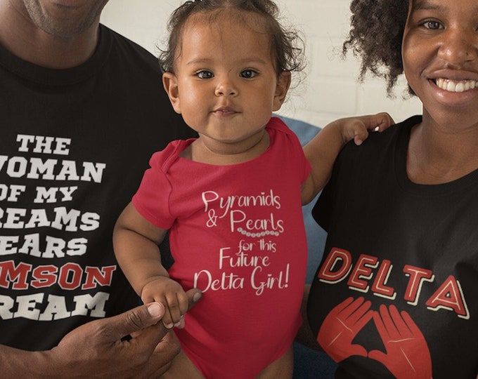 Pyramids & Pearls Future Delta Baby Bodysuit // DST Baby // Delta 1913 ...